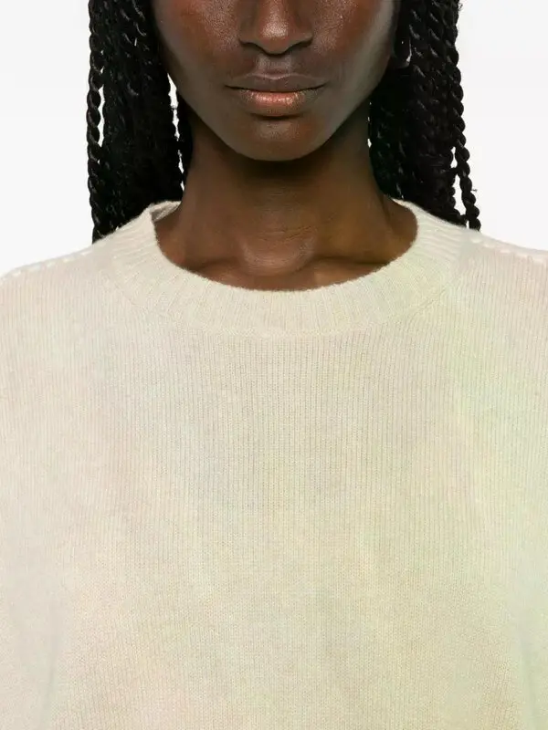 KUJTEN Amelina Whipstitch Detail Sweater