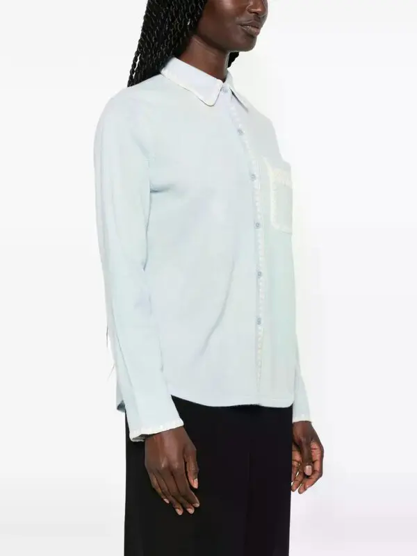 KUJTEN Amina Embroidered Trim Cardigan