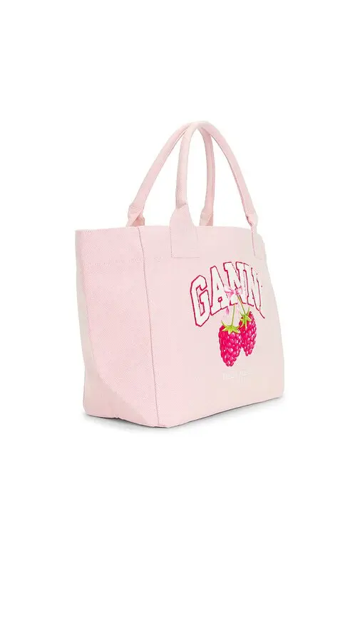 GANNI Medium Trapeze Shopper Bag - Egret