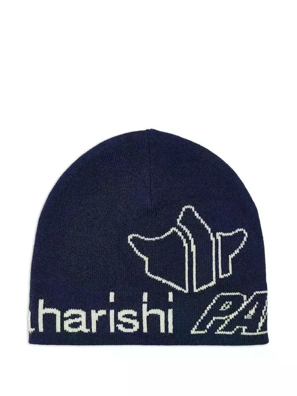 PALACE Logo Knit Beanie Hat - Blue