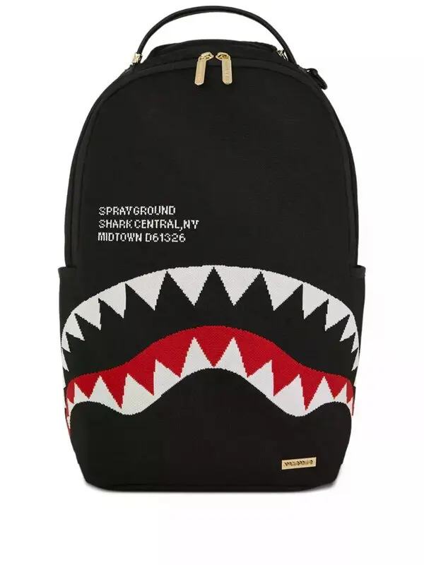 SPRAYGROUND Shark Central Knit Backpack - Black