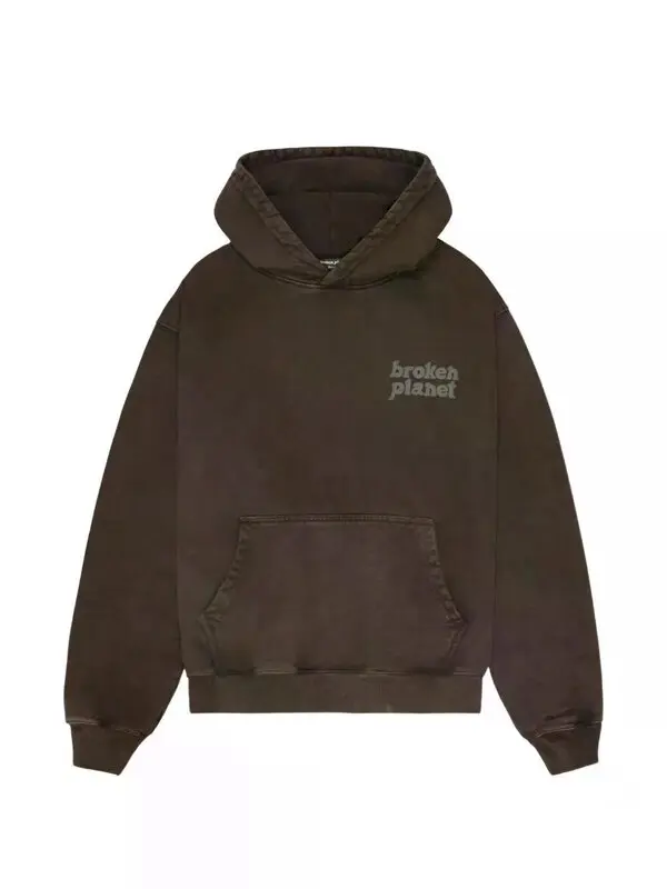 BROKEN PLANET Washed-effect Hoodie