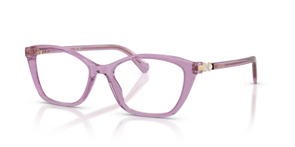 SWAROVSKI Sk2065 Eyeglasses - Transparent Amethyst