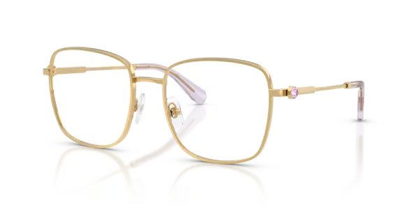SWAROVSKI Sk1036 Eyeglasses With Embellished Temple - Or