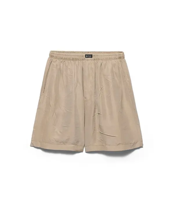 Prada Silk Bermuda Shorts