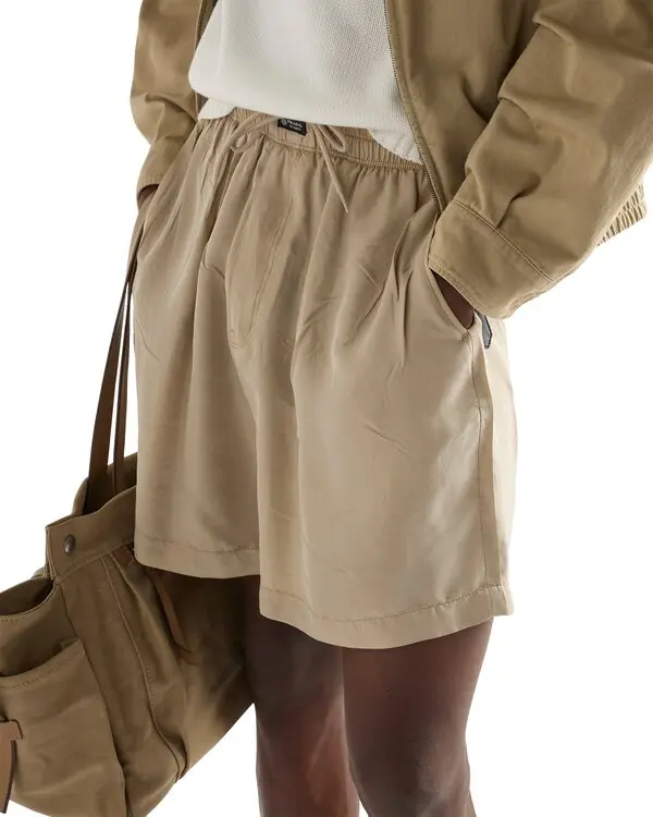 Prada Silk Bermuda Shorts