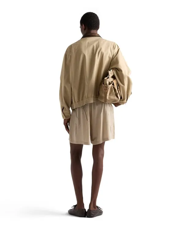 Prada Silk Bermuda Shorts