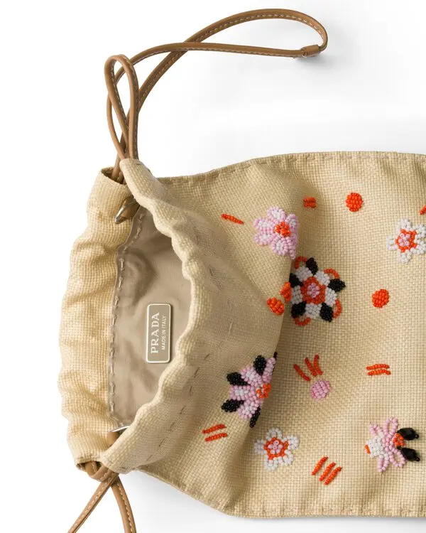 Prada Embroidered Canvas Smartphone Case