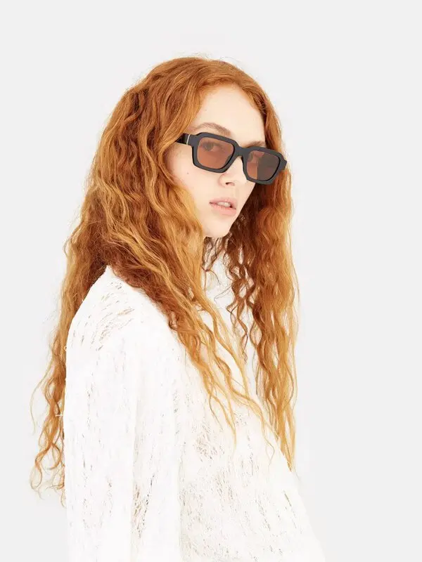 RETROSUPERFUTURE Caro Geometric Sunglasses - Orange