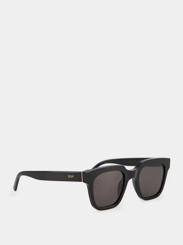 RETROSUPERFUTURE Giusto Square Acetate Sunglasses - Black