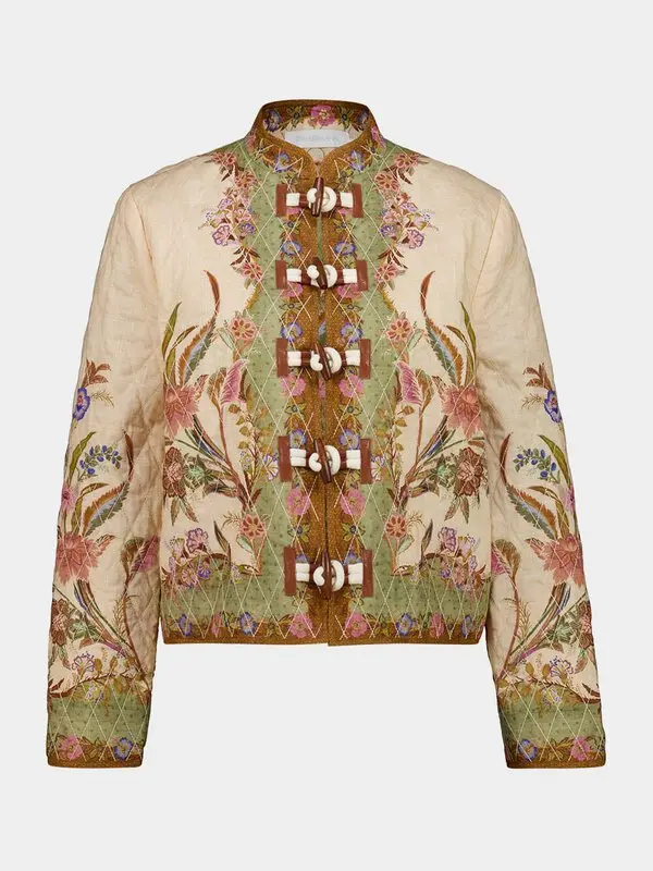 Zimmermann Indra Bomber Jacket - Green