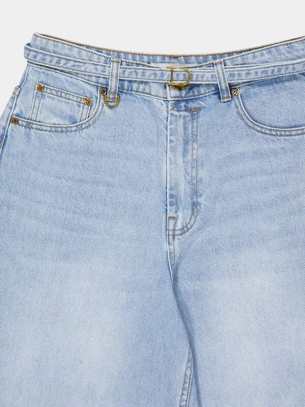 Zimmermann Skylark Indra Flare Denim Jeans - Blue