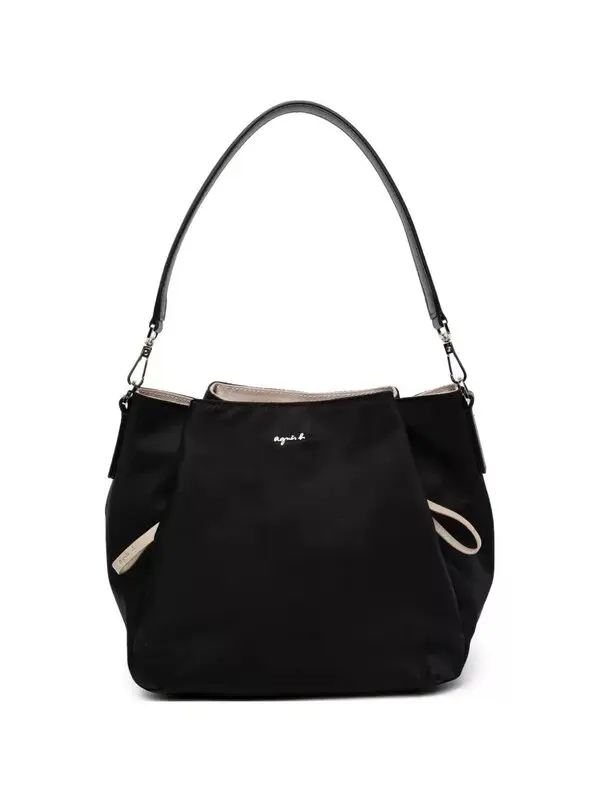 AGNES B. Origami Tote Bag - Black