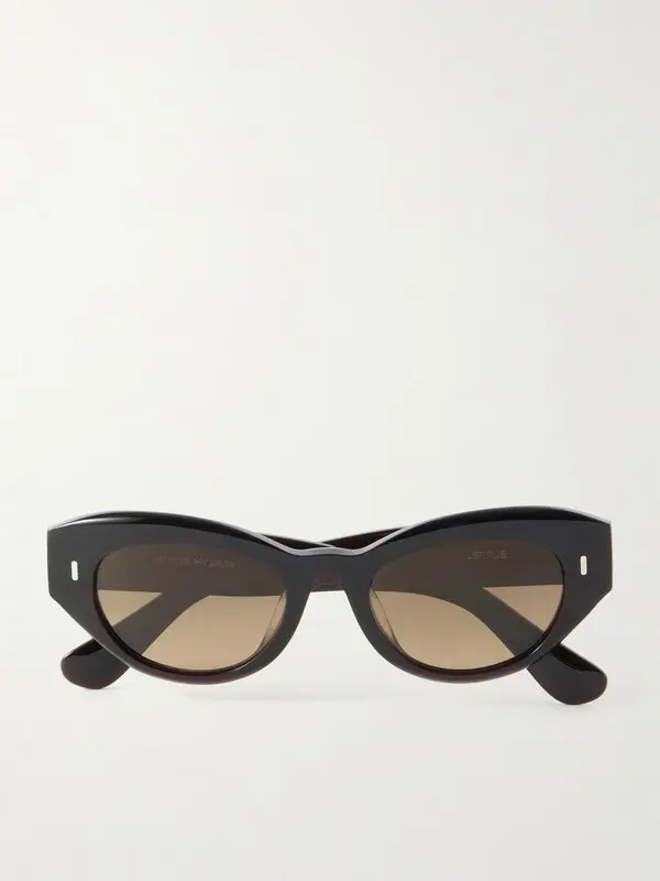 Oliver Spencer Lerrue Cat-eye Acetate Sunglasses - Brown