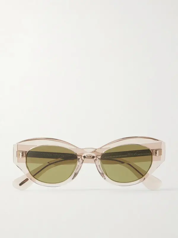 Oliver Spencer Lerrue Cat-eye Acetate Sunglasses - Neutrals