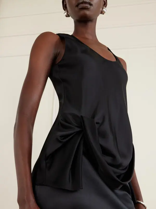 Stella McCartney Draped Satin Blouse