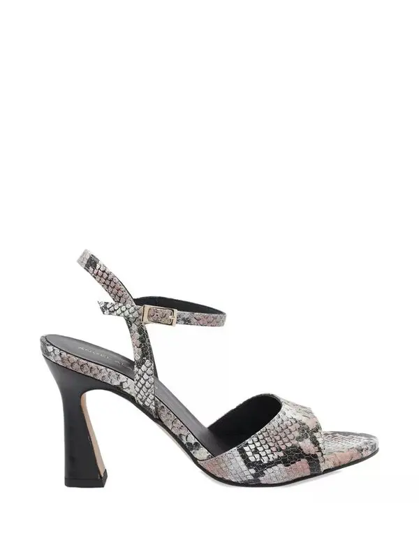 ANGEL ALARCON Snake-effect Buckle-fastening Sandals