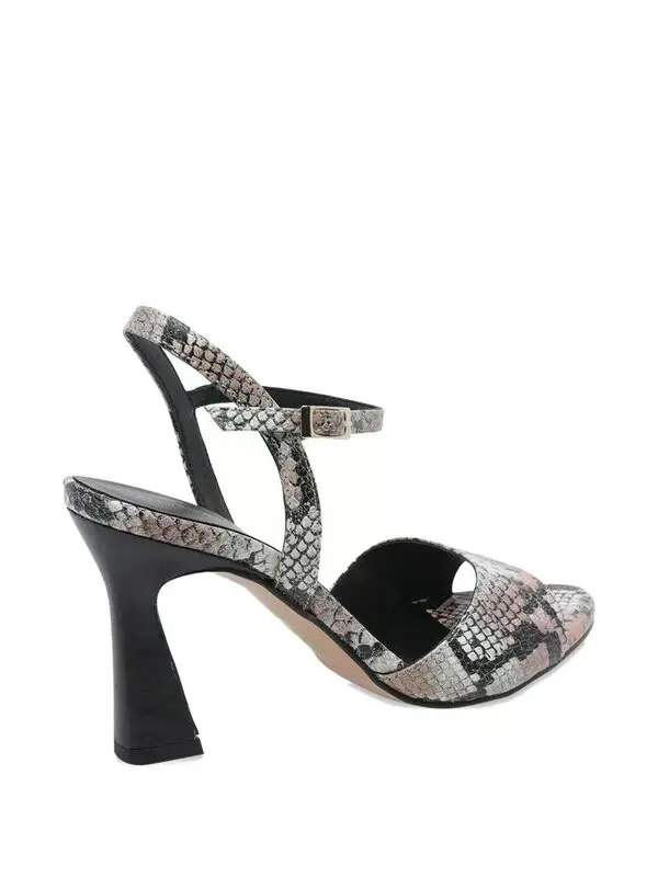 ANGEL ALARCON Snake-effect Buckle-fastening Sandals