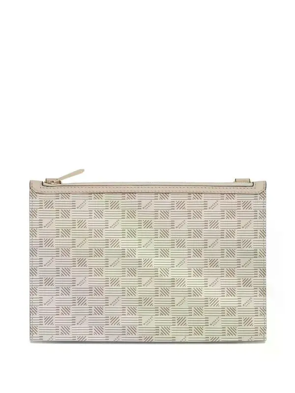 Moreau Saint Multiple Monogram-pattern Clutch Bag - Neutrals