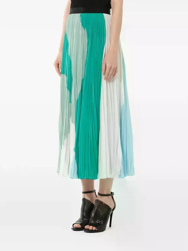 Emilio Pucci Pleated A-line Skirt