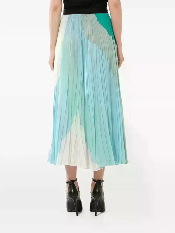Emilio Pucci Pleated A-line Skirt