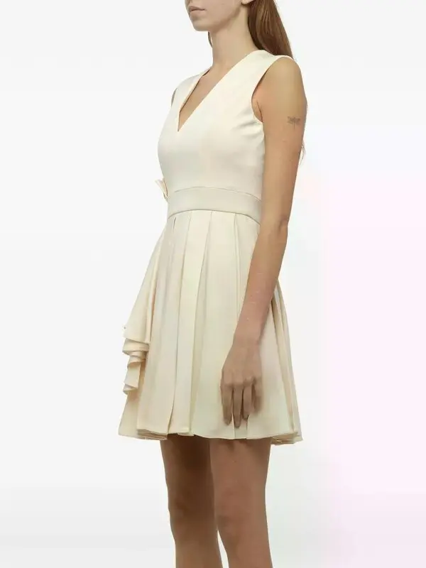 Alexander McQueen Sleeveless V-neck Mini Dress
