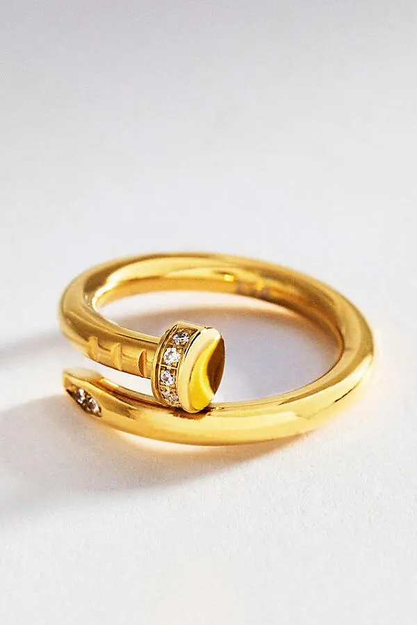 ELECTRIC PICKS Nailed It Rg Ring - Gold