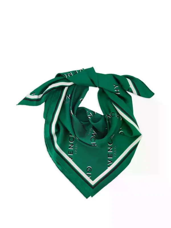 Givenchy Shadow Logo-print Scarf