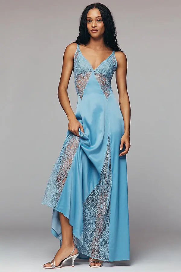 THIRD FORM Hale Lace Panel Maxi Dress