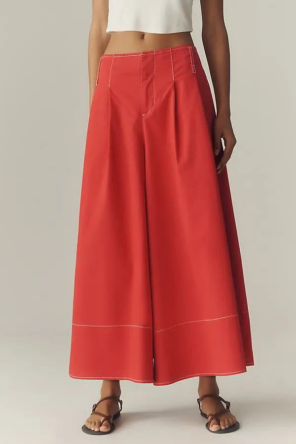 Maeve 50s Umbrella Culotte Pants