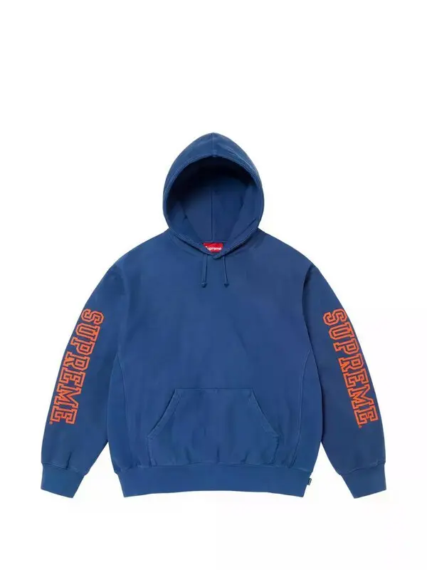 Supreme Collegiate Sleeve Hoodie - Blue