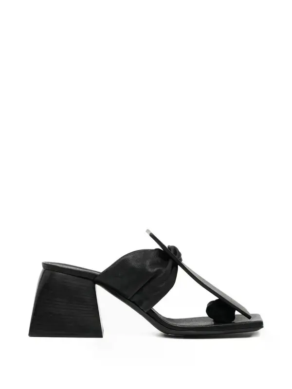 UMA WANG Knotted Square-toe Sandals