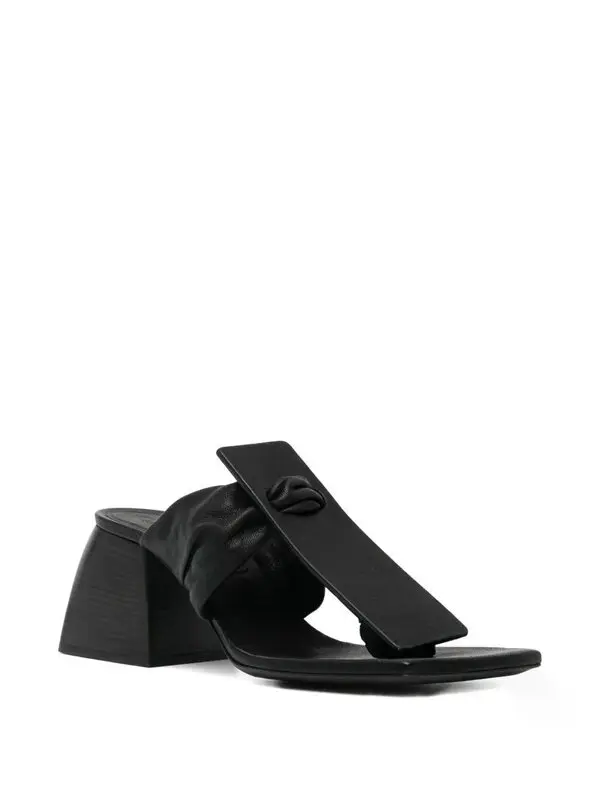 UMA WANG Knotted Square-toe Sandals