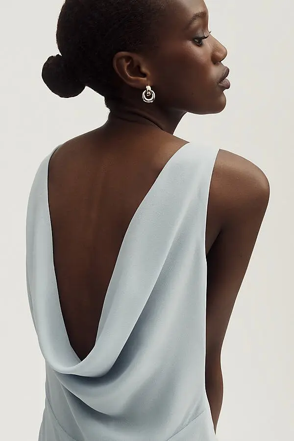 NEVER FULLY DRESSED Sophie Scarf Midi Dress