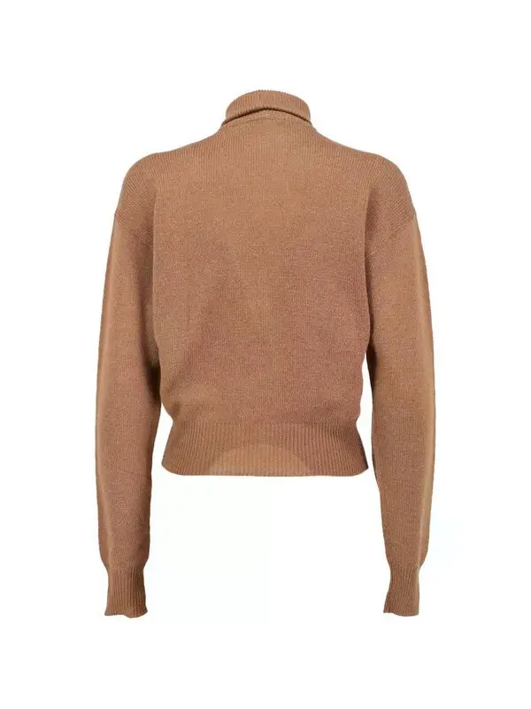 KRIZIA Horse Intarsia Roll Neck Sweater