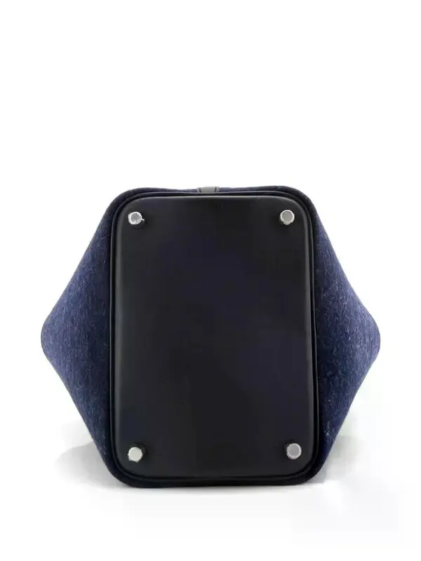 Hermès Picotin Lock Bag Felt With Leather Pm Bucket Bag