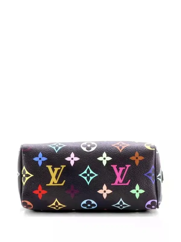 LOUIS VUITTON Monogram Multicolor Speedy Bandouliere Nm Bag - Black