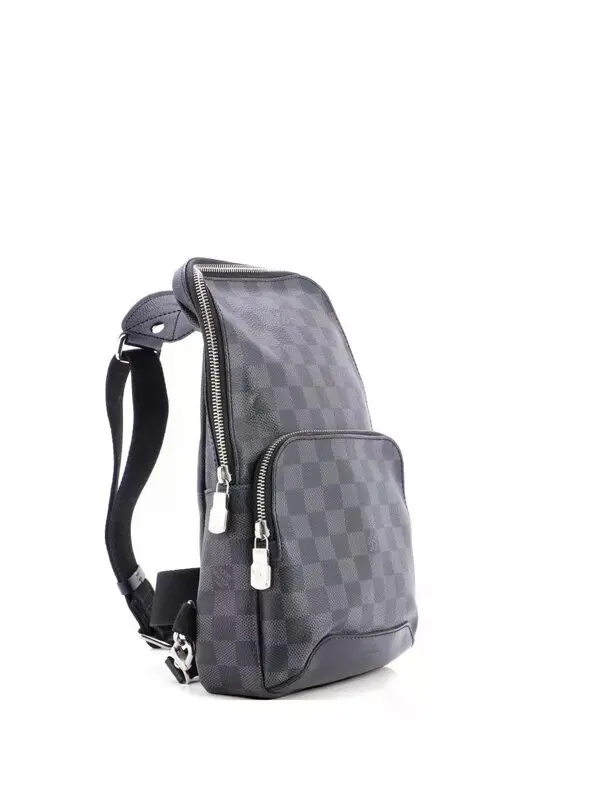 LOUIS VUITTON Avenue Sling Bag Damier Graphite - Black