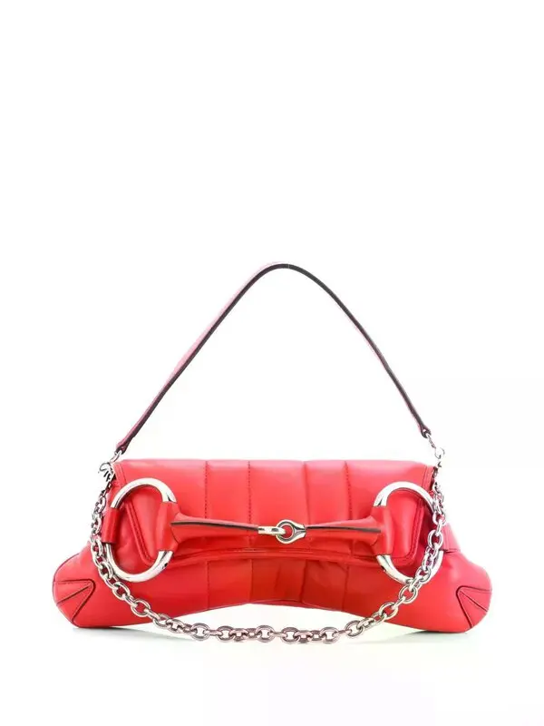 Gucci Horsebit Chain Vertical Quilted Leather Shoulder Bag