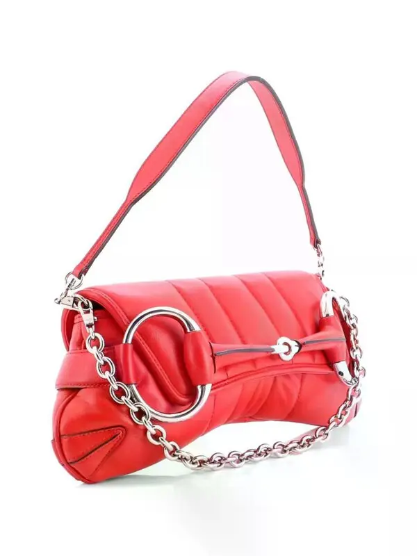 Gucci Horsebit Chain Vertical Quilted Leather Shoulder Bag