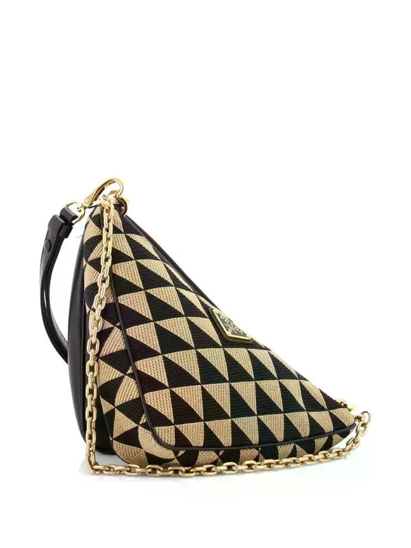 Prada Double Symbole Triangle Bag Mini Shoulder Bag