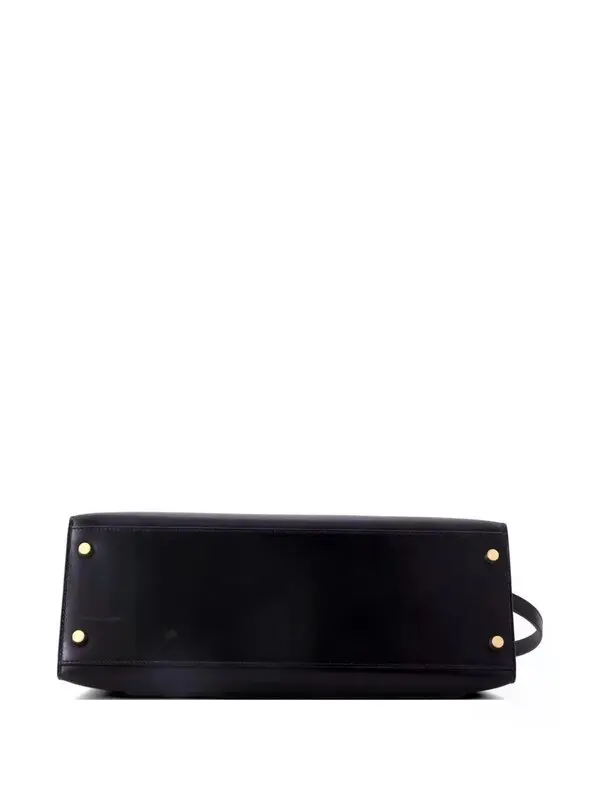 Hermès Kelly Handbag Box Calf With Gold Hardware 32 Satchel - Black