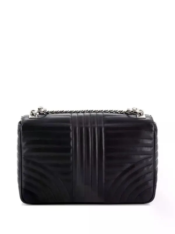 Prada Diagramme Quilted Leather Large Shoulder Bag