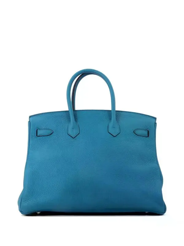 Hermès Birkin Handbag Clemence 35 - Blue
