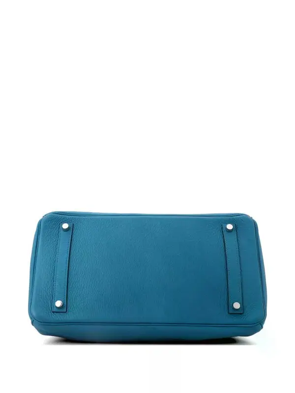 Hermès Birkin Handbag Clemence 35 - Blue