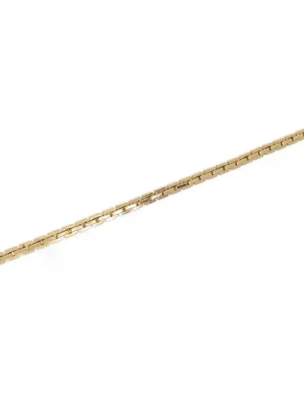 TRIFARI Tone Engraved Logo Link Necklace