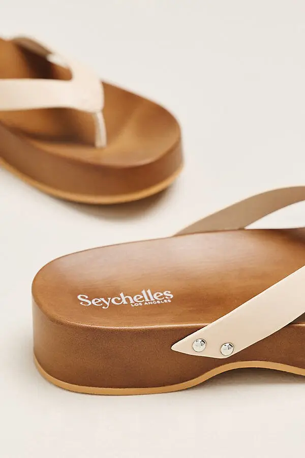 Seychelles Platform Flip-flop Sandals - Neutral