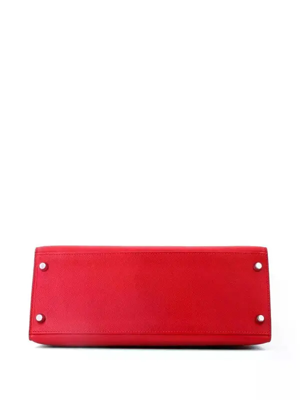 Hermès Kelly Handbag Epsom With Palladium Hardware 28 Satchel