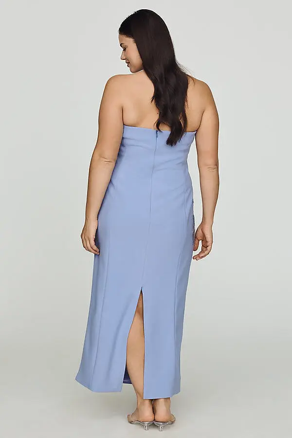 ELLIATT Mira Butterfly Strapless Midi Dress