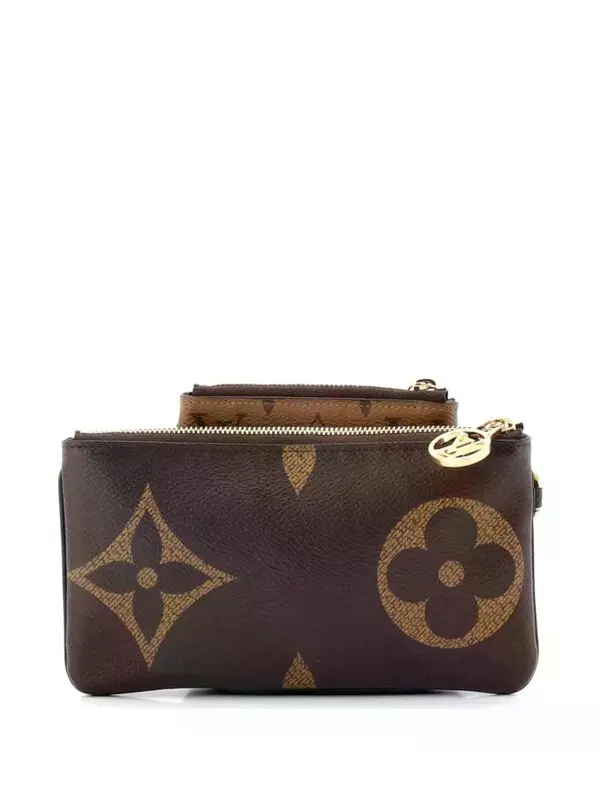 LOUIS VUITTON Trio Pouch Set Reverse Monogram Giant Clutch Bag